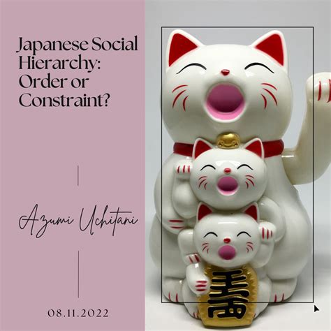 Japanese Social Hierarchy Order Or Constraint Level