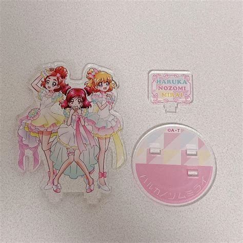 アイドル プリキュア オールスターズ 限定 アクリルスタンド ハルカノゾムミライ メルカリ