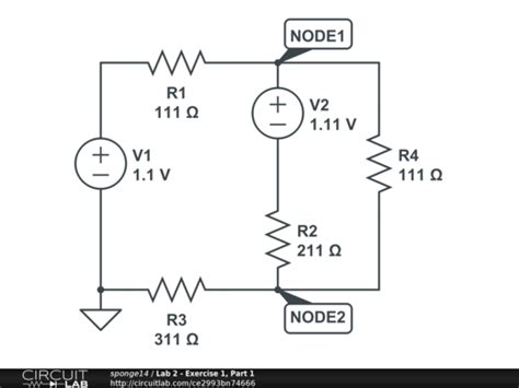 Lab 2 Exercise 1 Part 1 CircuitLab