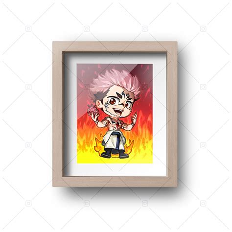 Sukuna Chibi Mini Print Yanimatorart