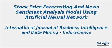 Stock Price Forecasting And News Sentiment Analysis Model Python Projects S Logix