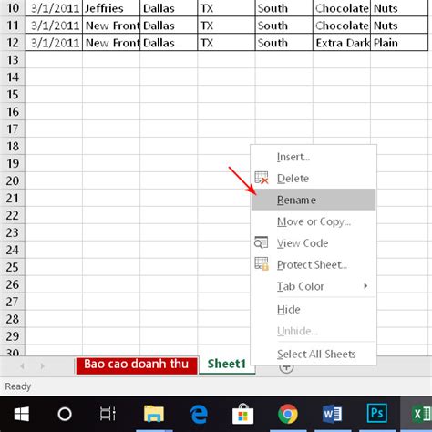 Tìm hiểu các thao tác cơ bản với Sheet trong Excel