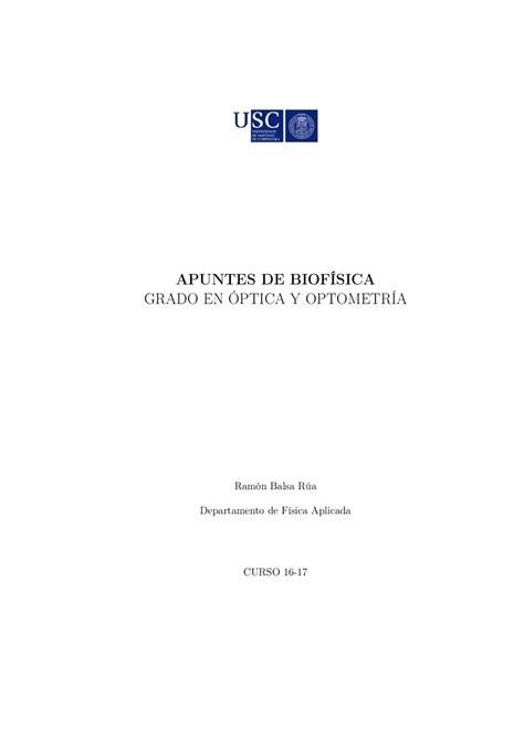 Apuntes De Clase Apuntes De Óptica Docsity