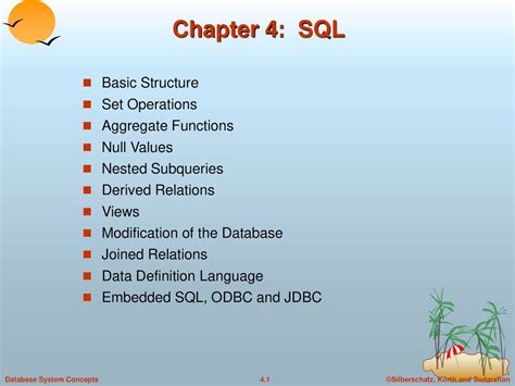 Chapter 4 Sql Basic Structure Set Operations Aggregate Functions Ppt Download