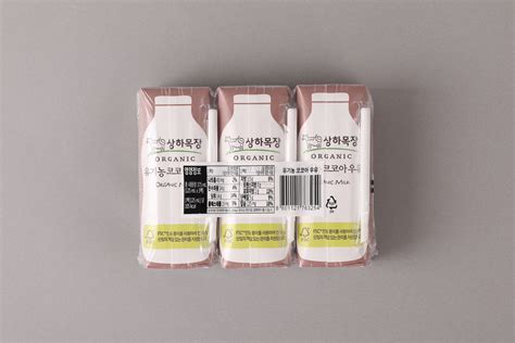 띵굴마켓 [상하목장] 유기농 코코아우유 125ml 4입