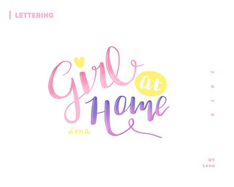 Lettering Pratice 2019 June On Behance