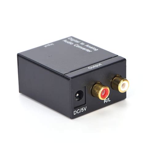 1pcs Digital To Analog Audio Converter Adapter Digital Adapter Optic