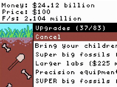 Fossil Clicker My Prehistoric Game Jam Submission By Blobbey