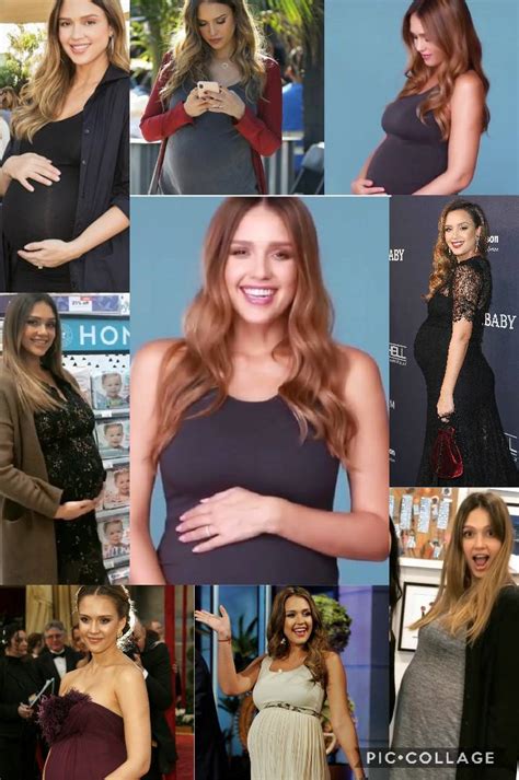 Jessica Alba Pregnant Collage By Celebrityperson On Deviantart