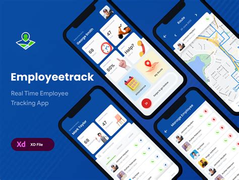 Employee Tracking App Track Employee Creative Market