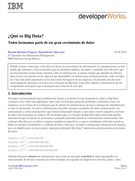 Que Es Big Data PDF | PDF | Big Data | Apache Hadoop
