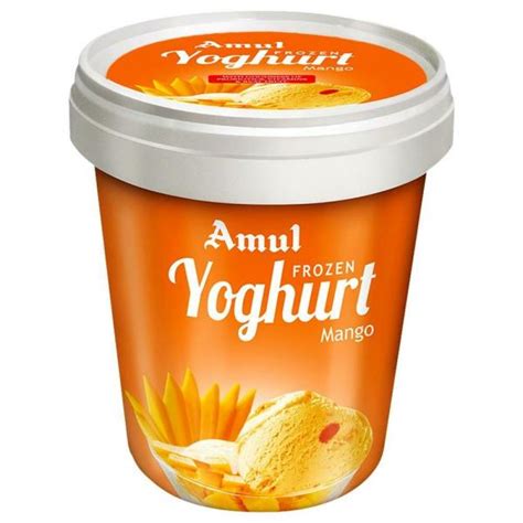 Amul Mango Frozen Yogurt 125 Ml Container Jiomart