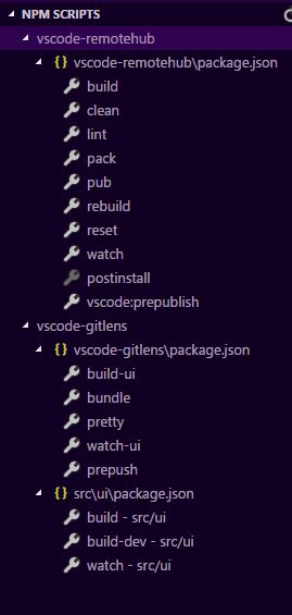 Npm Scripts Explorer Doesnt Show Scripts With Defined Tasks When In A
