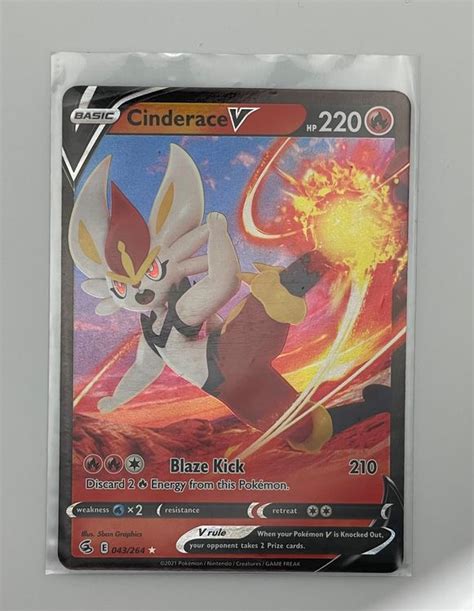 Pokemon Fusion Strike Cinderace V Kaufen Auf Ricardo