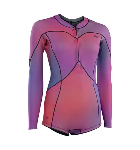 ION Amaze Hot Shorty 1 5mm Long Sleeve Front Zip 2023 Wetsuit Woman