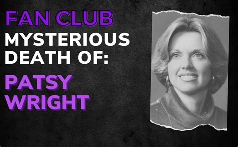 Mysterious Death Of Patsy Wright Crime Junkie Podcast