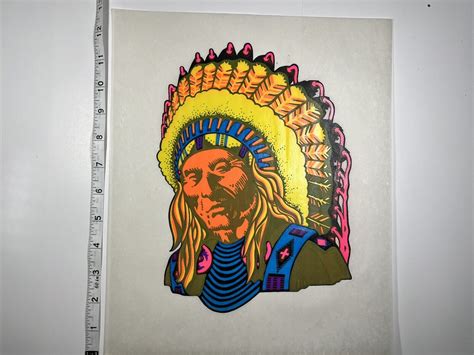 Original Vintage Roach 1974 Native American Iron On T Gem