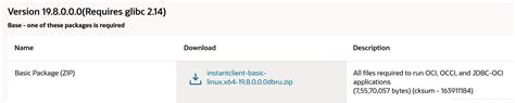 Linux 配置oracle Instantclientinstantclient Basic Linux Csdn博客