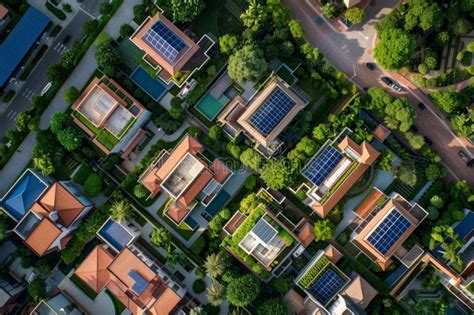Vista Aérea De Drones Arriba Foto Del Moderno Desarrollo Urbano Con