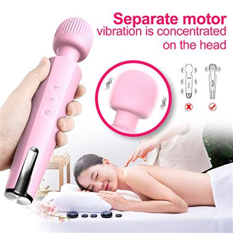 Upgraded Personal Wand Massager 20 Magic Vibration Modes Cordless