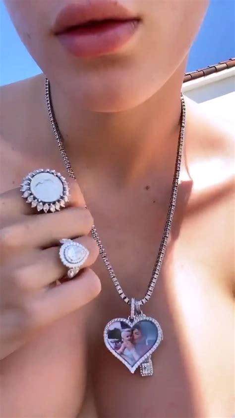 Bella Thorne Cleavage Bra