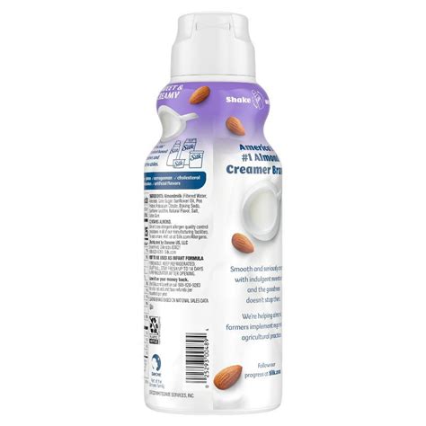 Silk Sweet And Creamy Almond Creamer 32 Fl Oz 1qt Bottle 32 Fl Oz 1