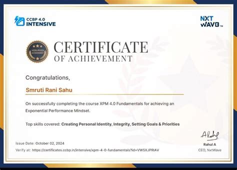 Nxtwave Ccbp4 Intensive3 Xpm4 Smruti Rani Sahu