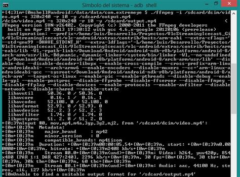 Video Ffmpeg On Android Unable To Find A Suitable Output Format