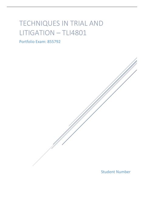 Exam Elaborations Tli4801 Portfolio Memo Detailed Memo October 2021