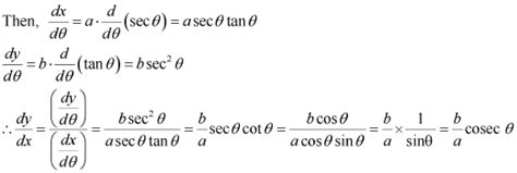 if x and yare connected parametrically by the equation without