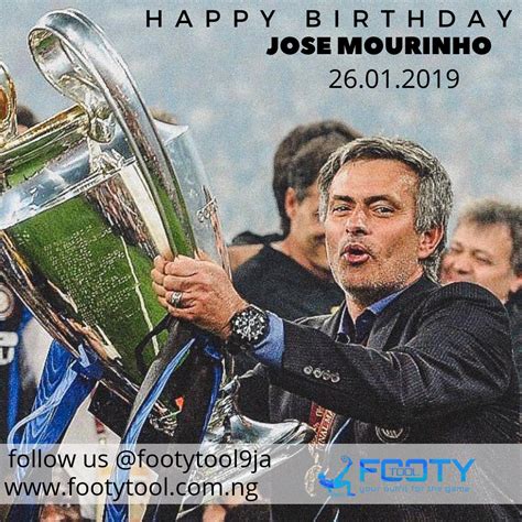 Jose Mourinhos Birthday Celebration Happybdayto