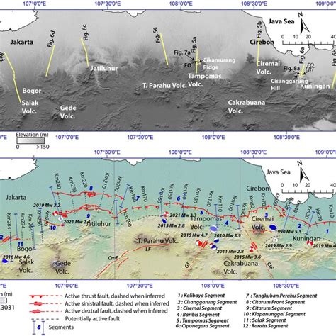 A Simplified Geological Map Of West Java Compiled From The Geological
