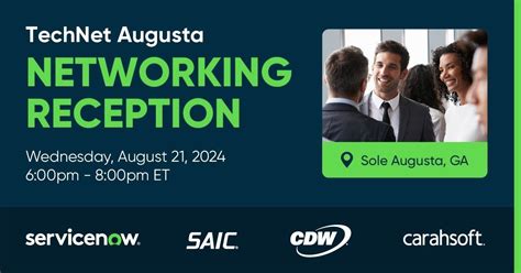 Attending Afcea Technet Augusta Join Us After The Conference On Wednesday August 21st For A