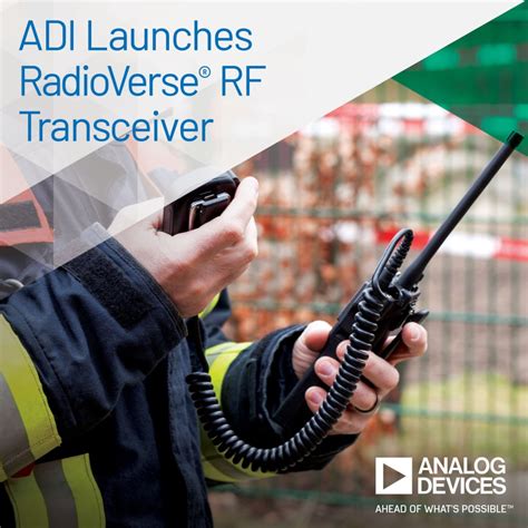 Rf Transceiver Targets Mission Critical Communications Applications