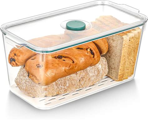 Aieve Bread Box For Kitchen Countertoptime Recording Bread