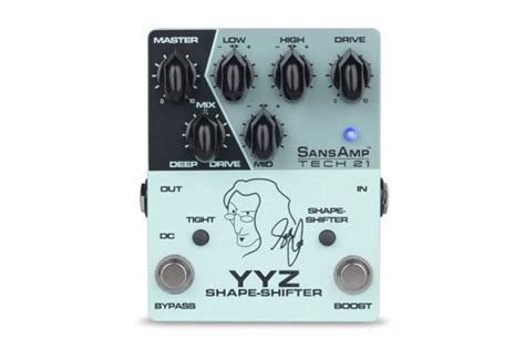 Tech Yyz Geddy Lee Shape Shifter Signature Sansamp Pedal Gerald
