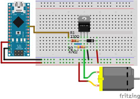 How To Power A 12v Motor With Arduino Wiring Work