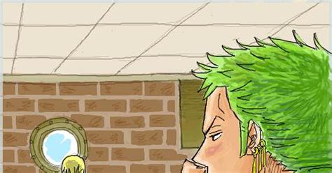 サンゾロ 【op腐向マンガ】マリモ様が見てる【サンゾロサン】 うのこのマンガ 漫画 イチャイチャすんな 刃物鏡プレイ Pixiv