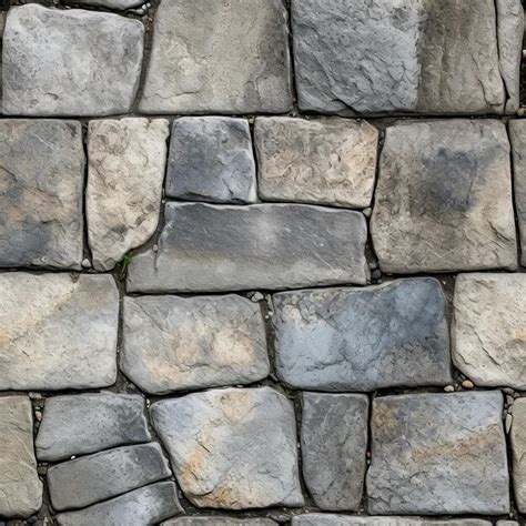 Premium Photo Flagstone Seamless Pattern