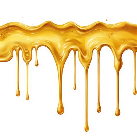 Premium Photo A Close Up Of A Dripping Liquid On A White Background Generative Ai