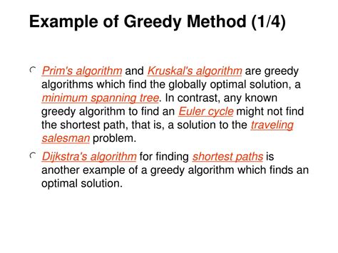 Ppt Greedy Algorithms For Computer Algorithm Design Powerpoint