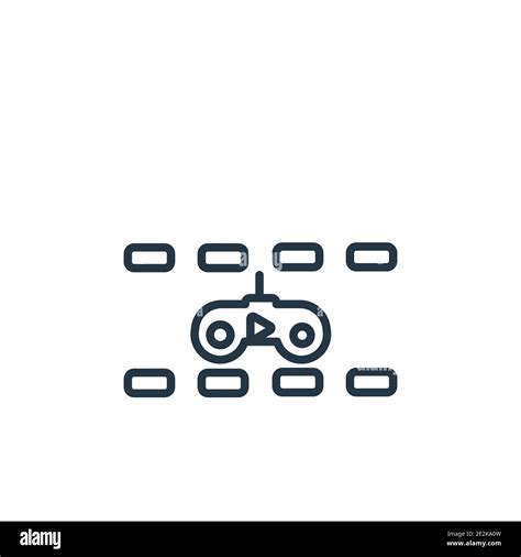 Video Game Outline Vector Icon Thin Line Black Video Game Icon Flat Vector Simple Element