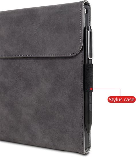 Hoes Geschikt Voor Microsoft Surface Pro 8 Tri Fold Book Case Met Tas
