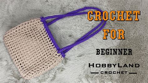Crochet Bag Tutorial For Beginner How To Crochet YouTube