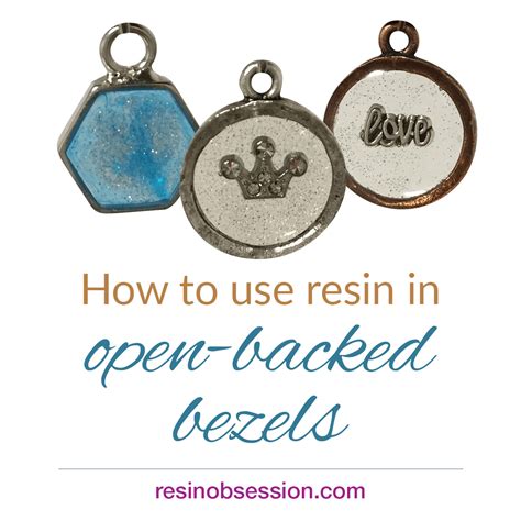 How To Use Resin In Open Bezels For Jewelry Making Resin Obsession