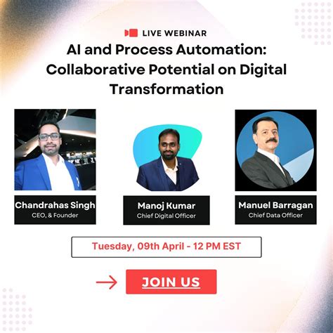 Webinar Ai Digitaltransformation Processautomation Automation… Manoj Kumar