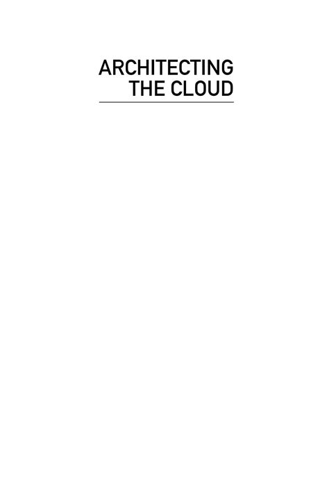 solution architecting the cloud design decisions for cloud computing
