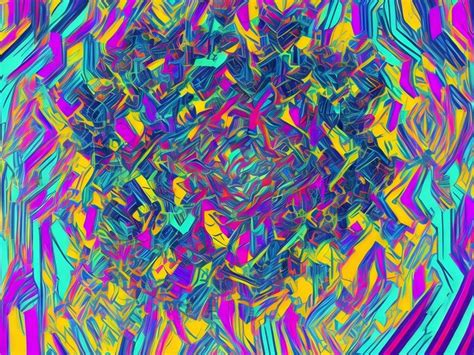 Premium Ai Image Colorful Pattern Bold Geometric Figure With