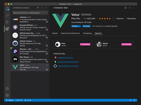 explore integration between extensions view and github sponsors · issue