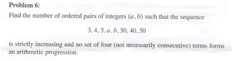 Solved Problem 6 Find The Number Of Ordered Pairs Of